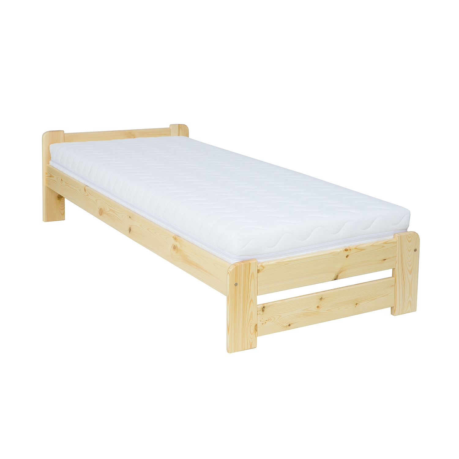 Postel CARYO 90x200, masiv borovice | NEJLEVNEJSINABYTEK.CZ