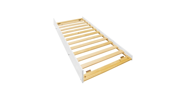 Výsuvná postel DWAYNE 90x200, bílý lak | NEJLEVNEJSINABYTEK.CZ